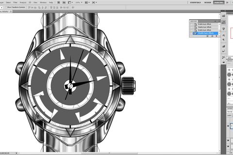Rendering Realistic Chrome Photoshop tutorial - GrabCAD
