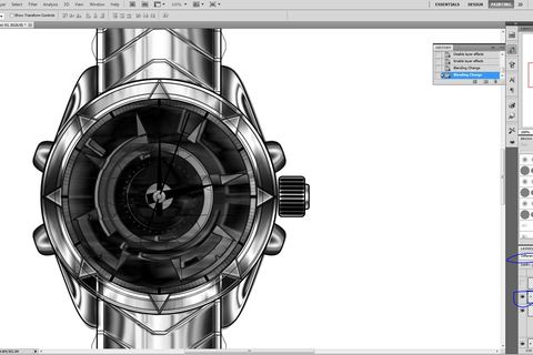 Rendering Realistic Chrome Photoshop tutorial - GrabCAD