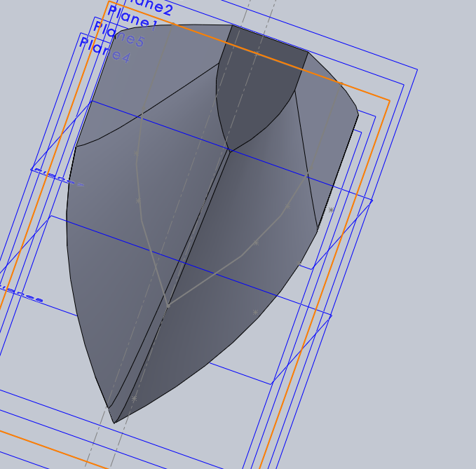 How to mate a flat part to a part with curvature in solidworks ...