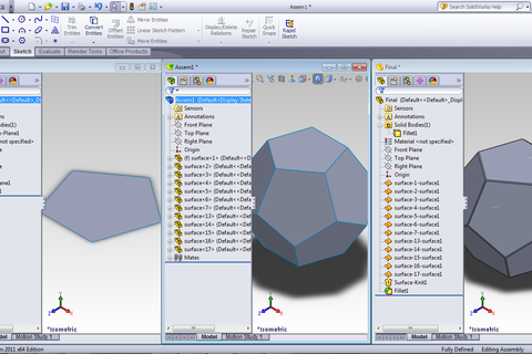 Tutorial: How to make Dodechahedron - GrabCAD