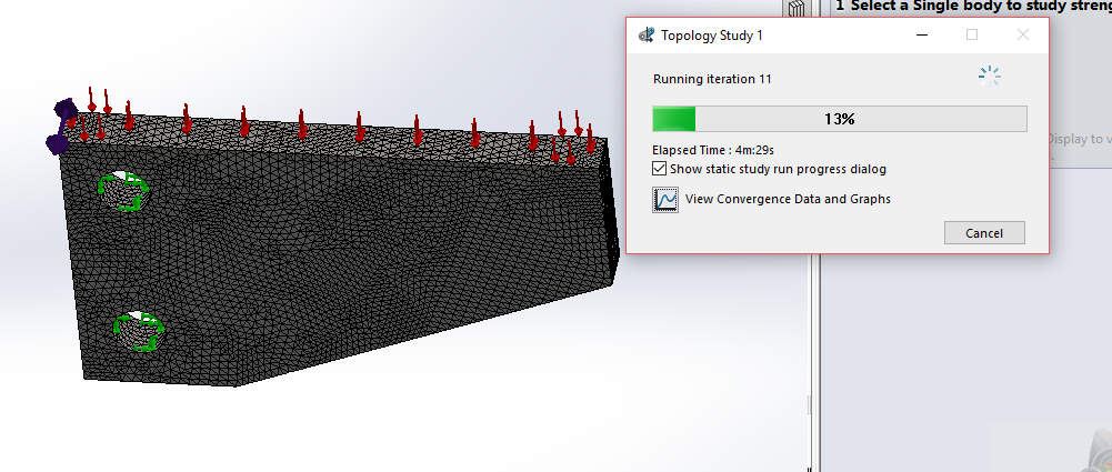 Topology optimization | SOLIDWORKS Design & Help | GrabCAD Groups