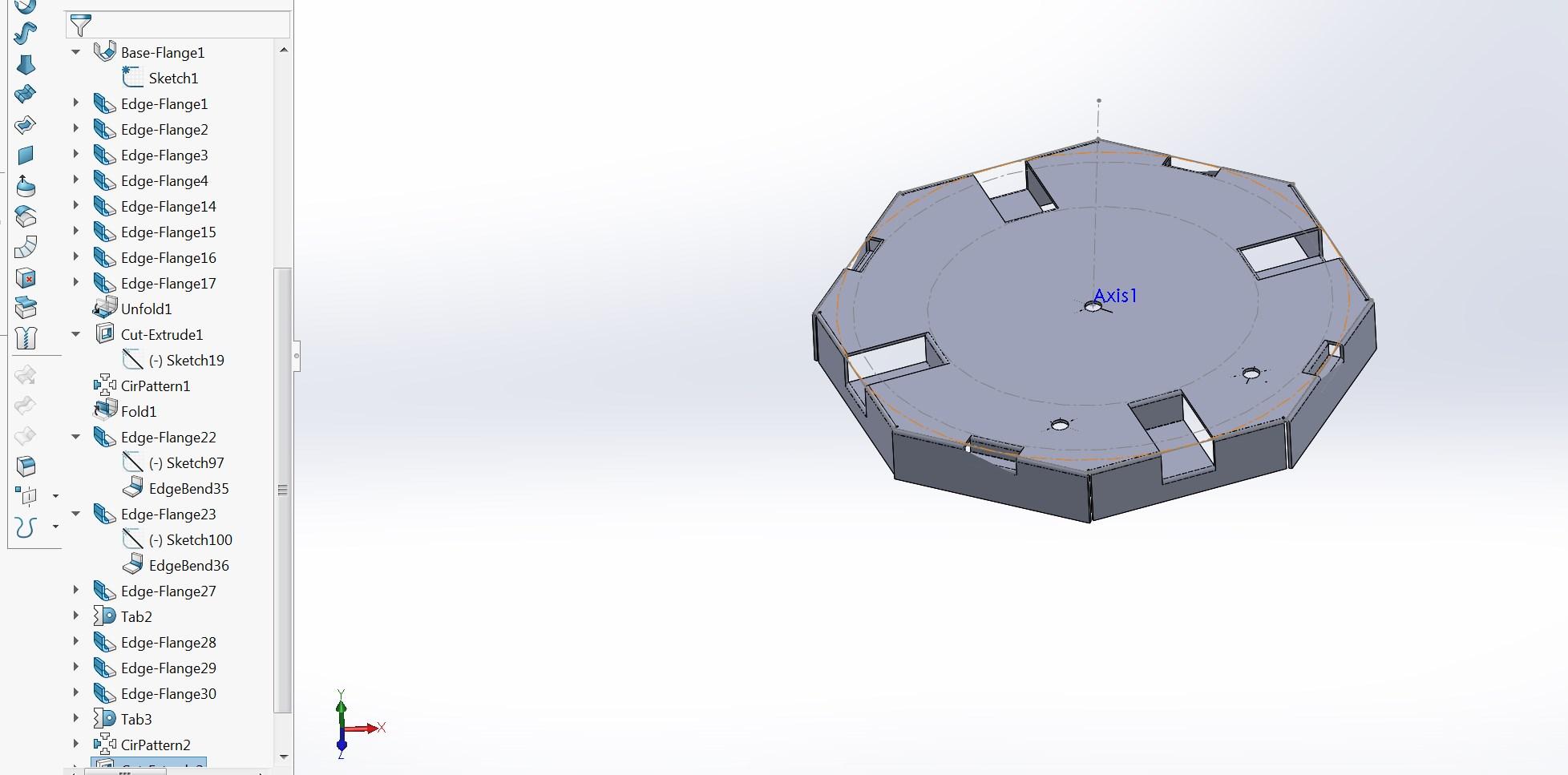 How to make a revert folding metal sheet windows | GrabCAD Questions