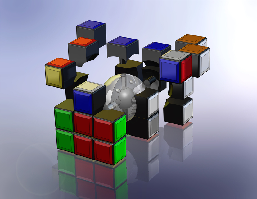 How to make a fully functional Rubik's cube in SW 2011 - GrabCAD