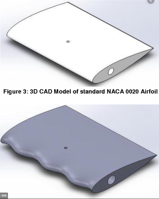 How to create tubercles on a regular wing? | GrabCAD Questions