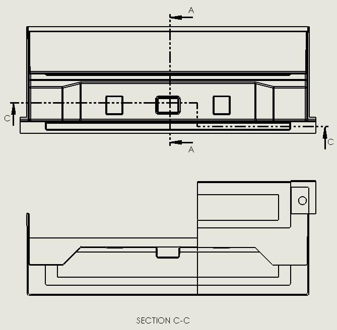 BROKEN SECTION CUTTING LINE WITH SOLIDWORKS DRAFTING? | GrabCAD Questions