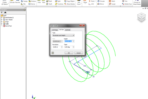 How to model a spring in Autodesk Inventor - GrabCAD