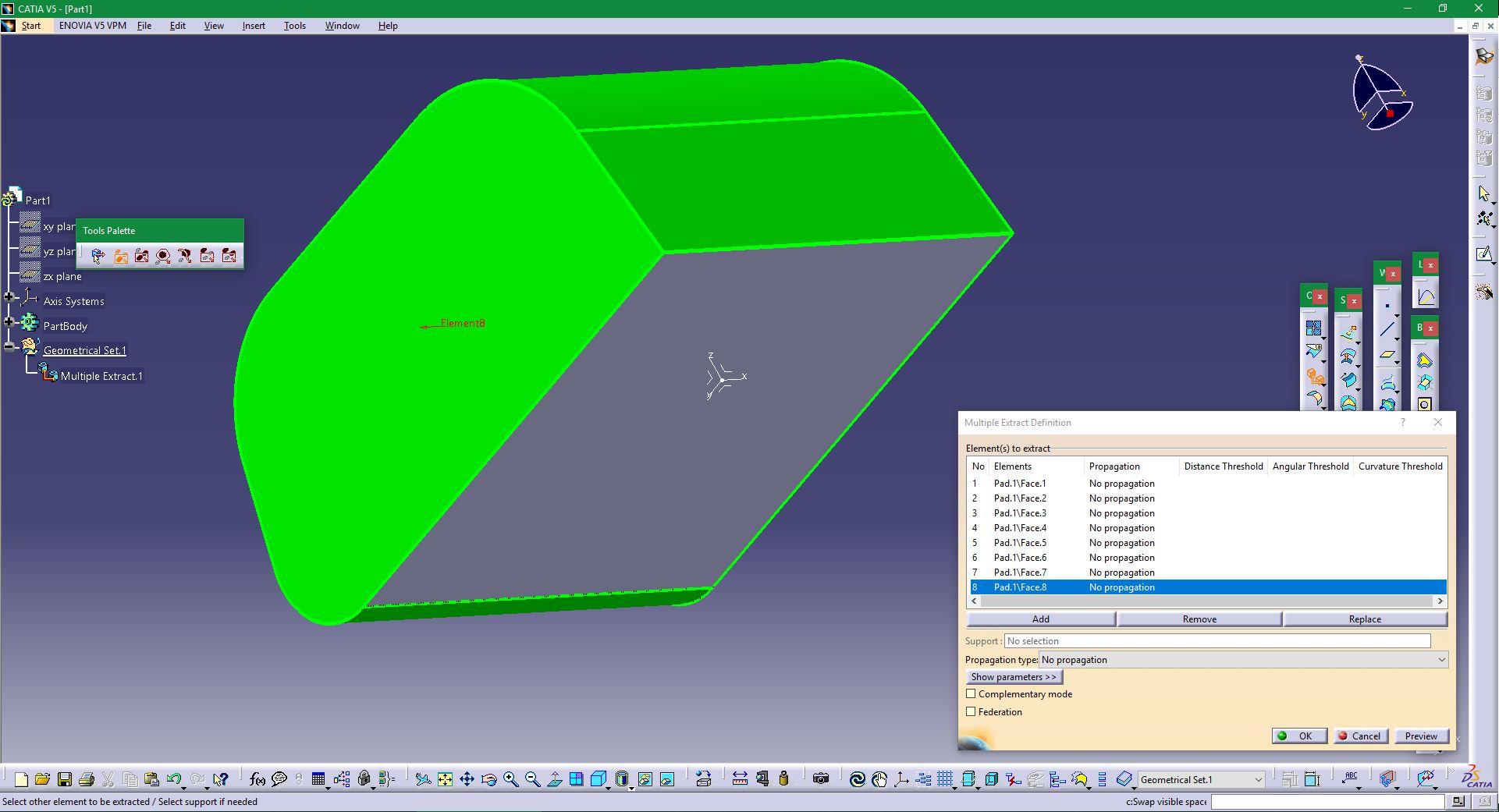 How can I select single face ? | GrabCAD Questions