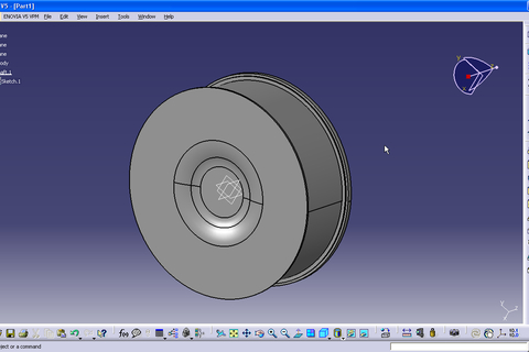 How to make a wheel rim in a few simple steps in Solidworks and Catia ...