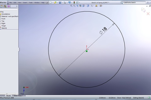 How to build a spring with variable pitch and compress it? - GrabCAD