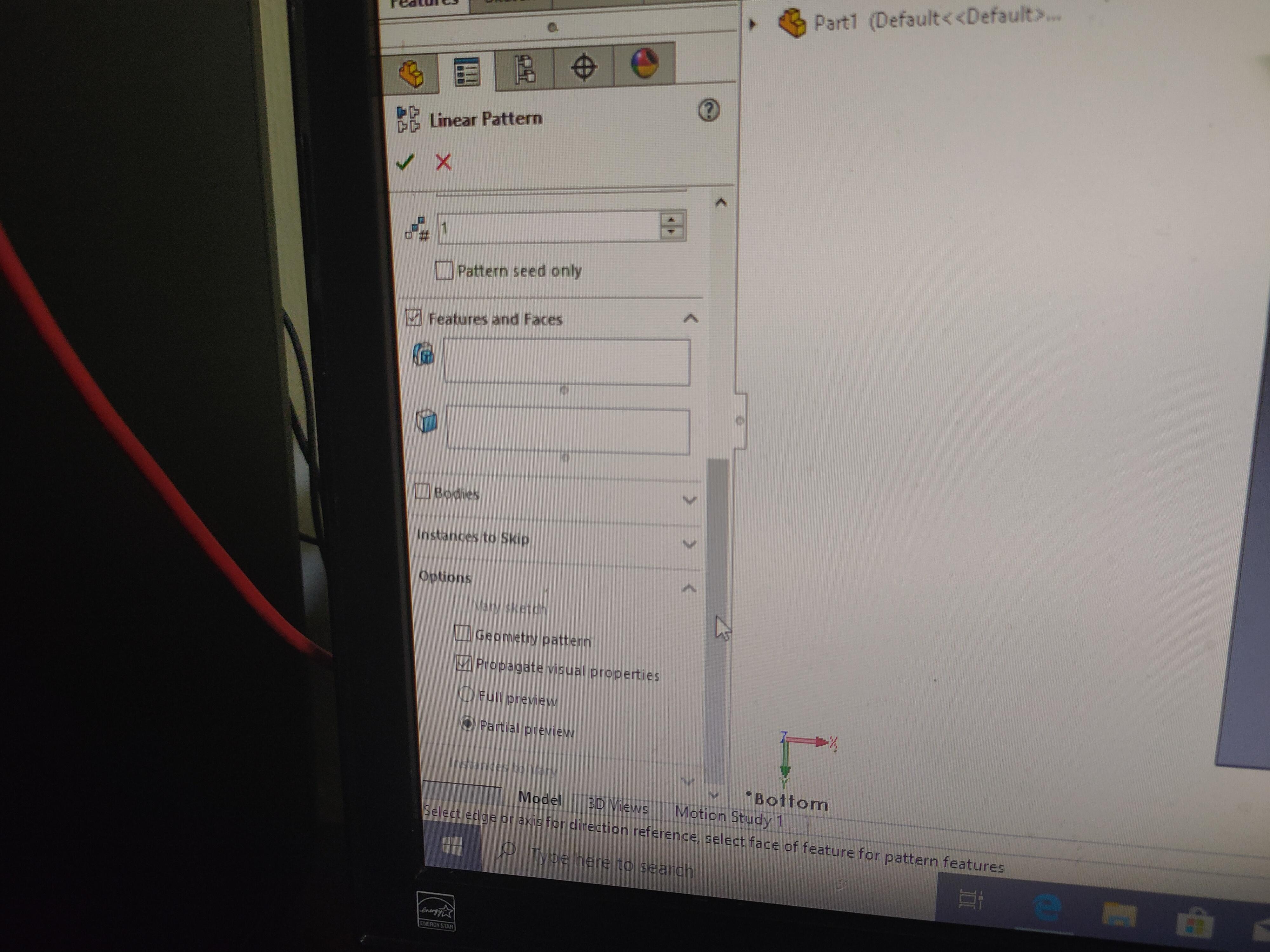 How to insert feature scope in linear pattern | GrabCAD Groups