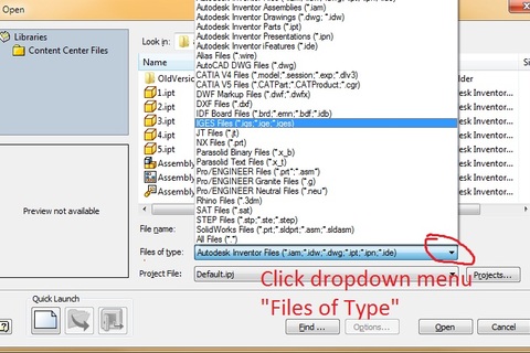 How to open igs or step files in autocad/inventor? - GrabCAD