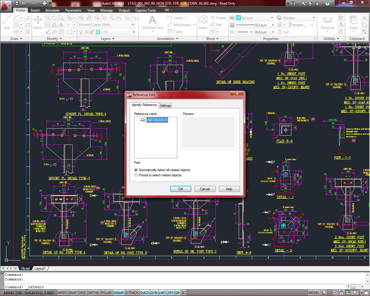 How To Edit A Block With Visibility Of Main Drawing In AUTOCAD How To Edit A Block With Visibility Of Main Drawing In AUTOCAD