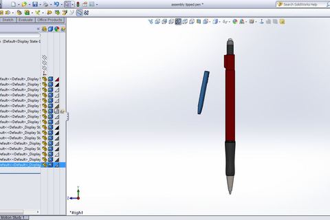 Tutorial how to model a propelling pencil 37 - GrabCAD
