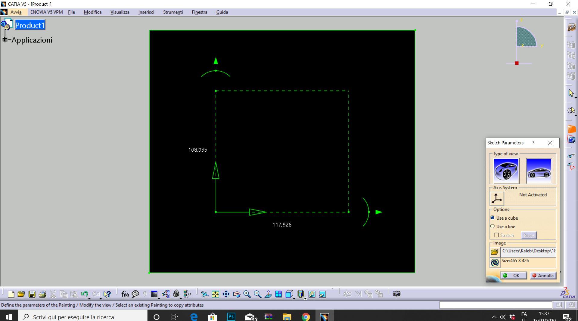 Black display when you insert an image in Catia, how can i fix it ...