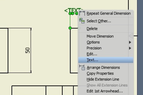 how to bold dimensions at drawings - GrabCAD