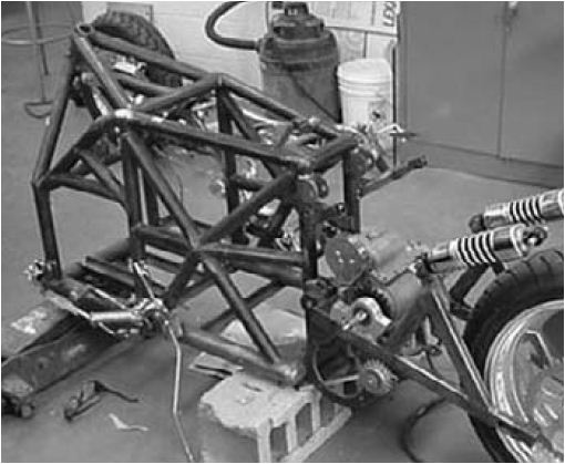 how an easy way or steps to create a frame of the motorcycle ...