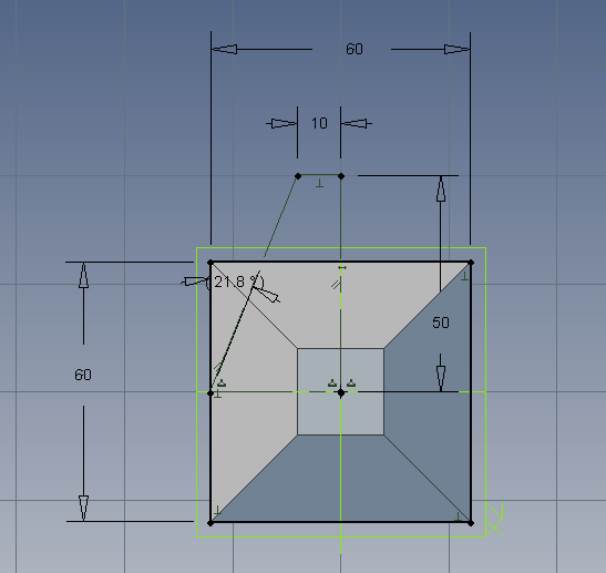 Draw a pyramid | GrabCAD Questions