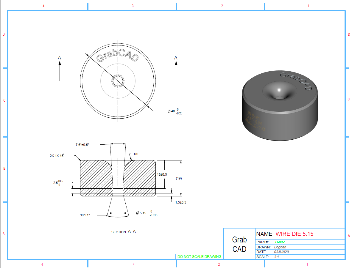 HELP! Wire drawing die model in creo | CREO Community | GrabCAD Groups