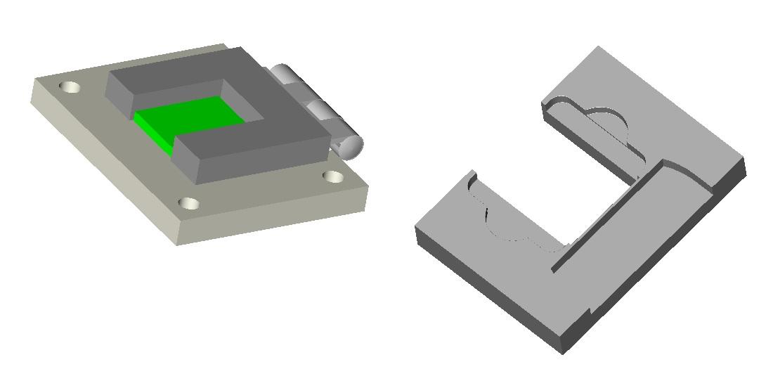 Please help to design a proper fixture for engraving thin metal plate ...