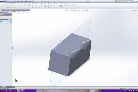 Is it possible to mirror a variable radius fillet in SolidWorks? I ...