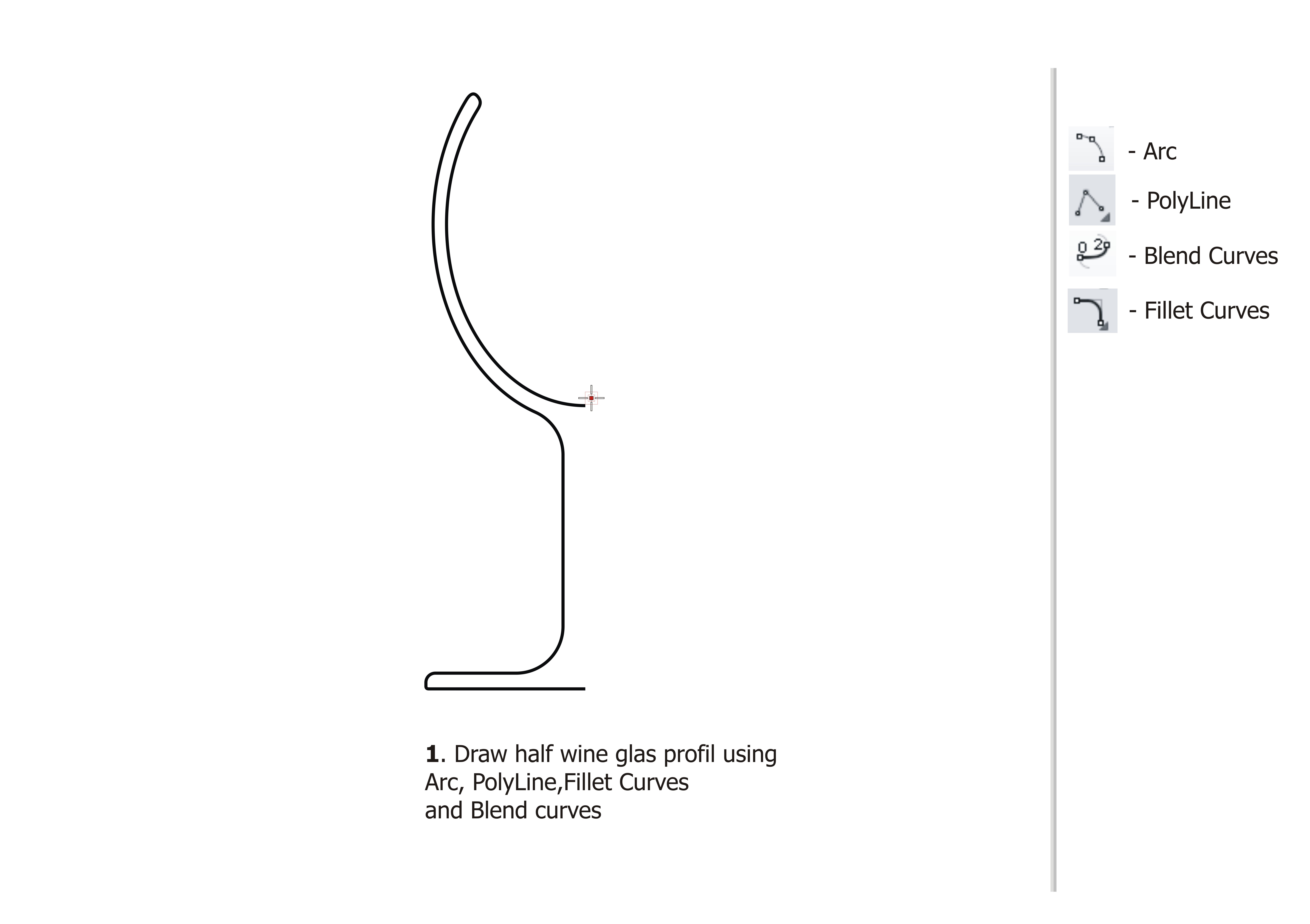 How to make revolve shape using Rhinoceros? | GrabCAD Questions