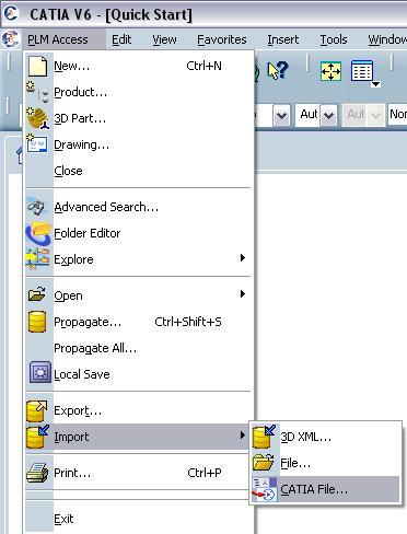 how to open a catpart file of catia v5 in v6 ?? - GrabCAD