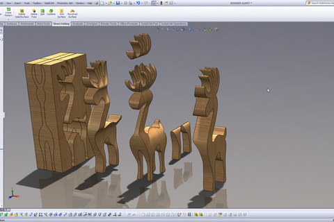 How to create a reindeer in an easy way - GrabCAD