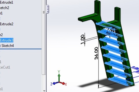 Tutorial: How to model a park slide in solidworks for children outdoors ...