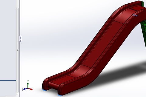 Tutorial: How to model a park slide in solidworks for children outdoors ...