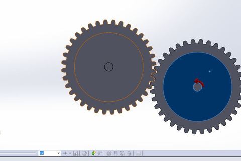 Tutorial : How to model a simple gear mechanism in solid works and show ...