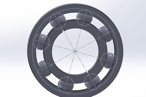 Tutorial : How to design a ball bearing in SolidWorks and show design ...