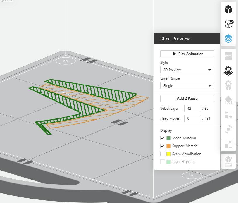Grabcad Print Slice Preview Layer Range Default Setting Grabcad Questions