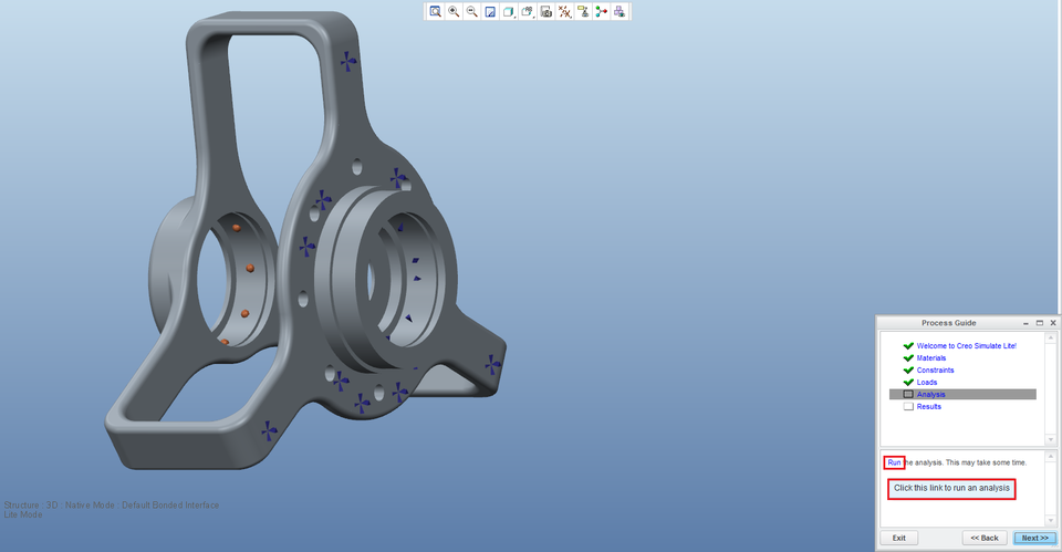 Tutorial: How to use Creo Simulate Lite in PTC Creo and show design ...