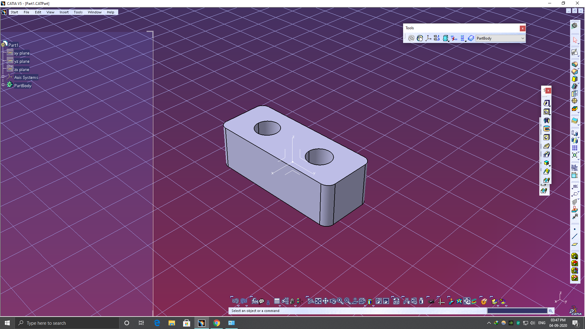 How To Turn Of Grid In Catia V5 62017 Part Design Grabcad Questions