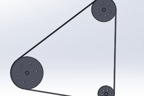 Tutorial : How to model a belt-pulley system and model it in SolidWorks ...