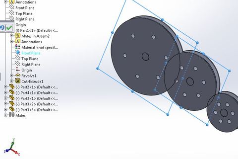 Tutorial : How to model a belt-pulley system and model it in SolidWorks ...
