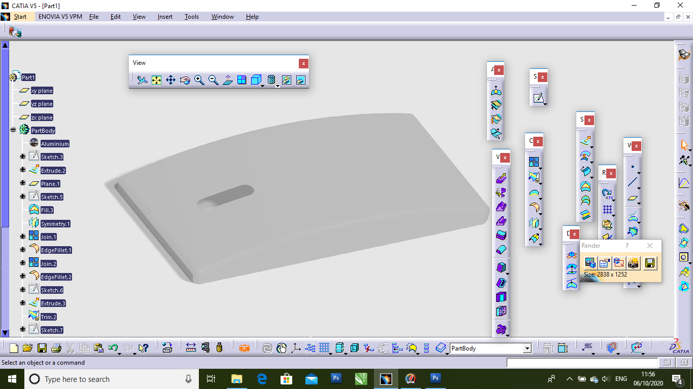 How to render in CATIA ? | GrabCAD Questions
