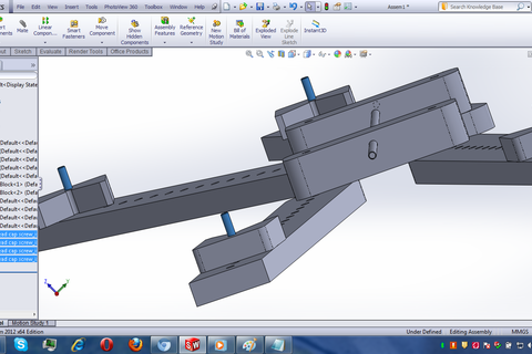 How to model Adjustable 4 corner framing clamp in SolidWorks 2012 and ...