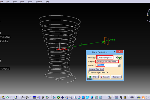 How to model a flexible hose with varying inlet and outlet dia and show ...