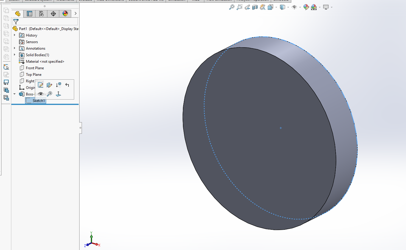 Solidworks: How to Show Dimension without Editing the Sketch? | GrabCAD ...