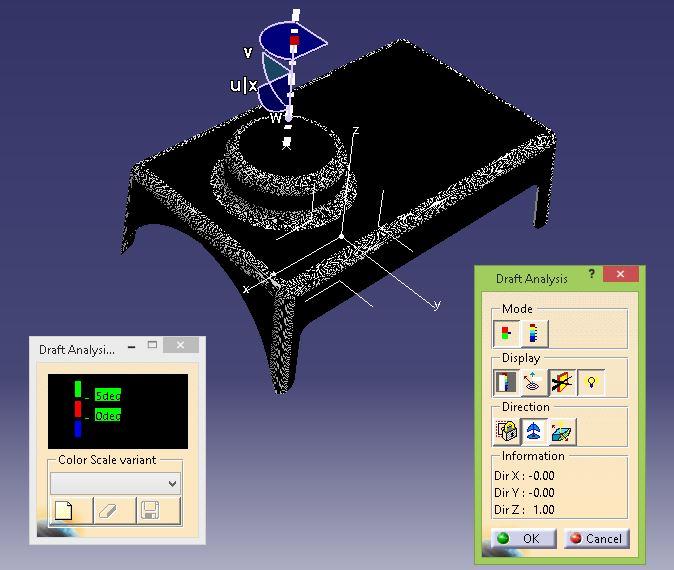 CATIA V5 R28 draft analysis not showing in colour format. | GrabCAD ...