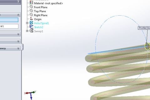 Tutorial: How to model a Suspension Spring in SolidWorks and show ...