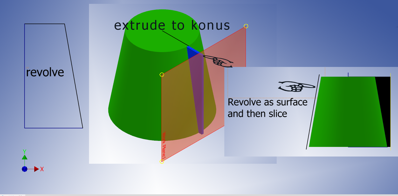Creating vertical stringers / ribs ,on a conical surface in Solidworks ...