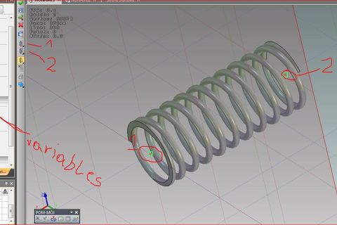 How to make a parametric model of the spring in the T-FLEX Parametric CAD 2D/3D? - GrabCAD
