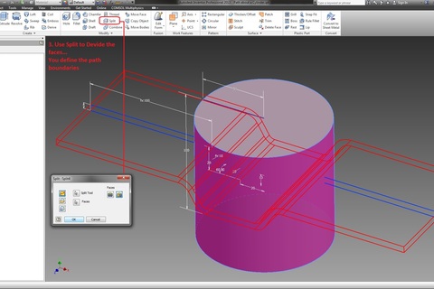 How to make 3D model of cilinder with curve duct - GrabCAD