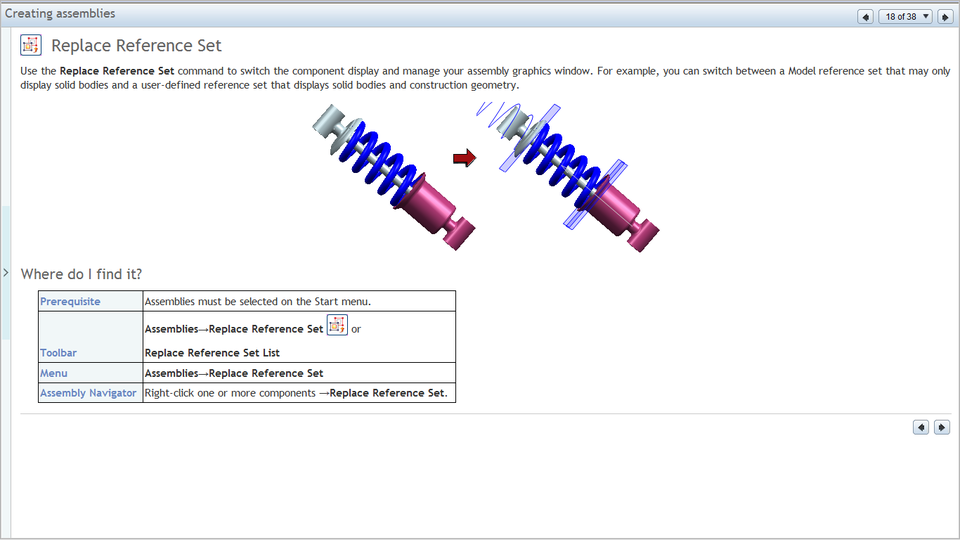 NX replace reference set ? - GrabCAD