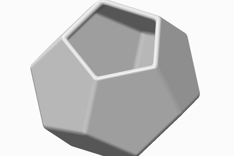 Tutorial - How to make dodecahedron pot - GrabCAD