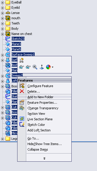 Tutorial - Tips - keeping your freature tree clean and organized in ...