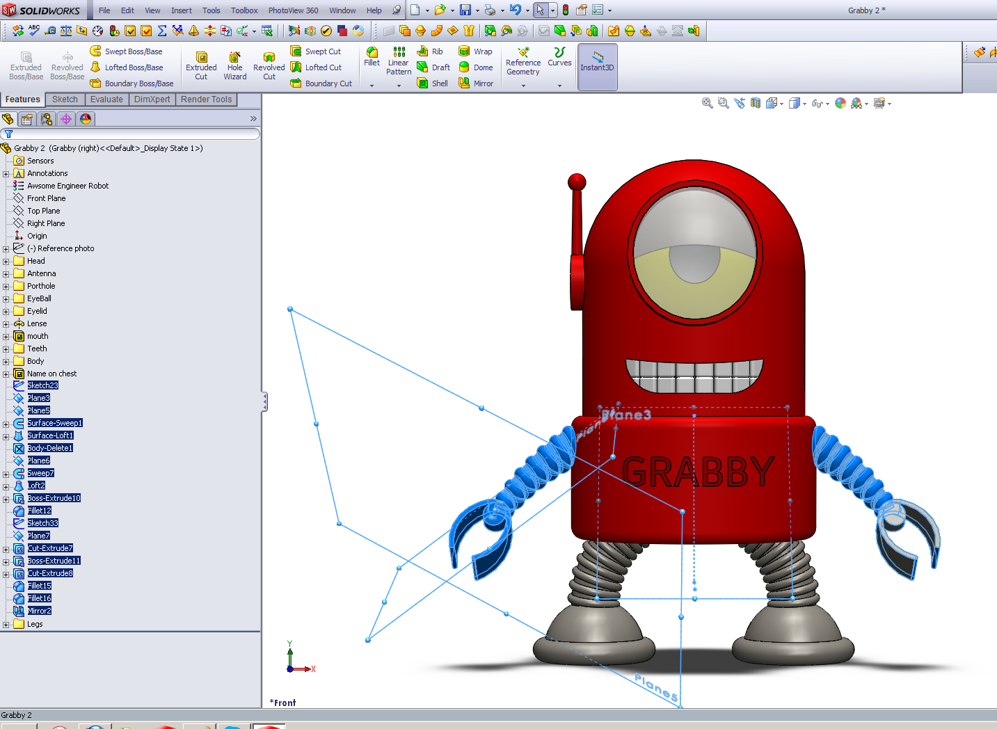 Tutorial - Tips - keeping your freature tree clean and organized in ...