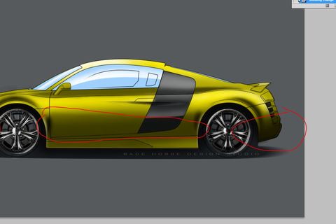 Automotive Rendering Photoshop - GrabCAD